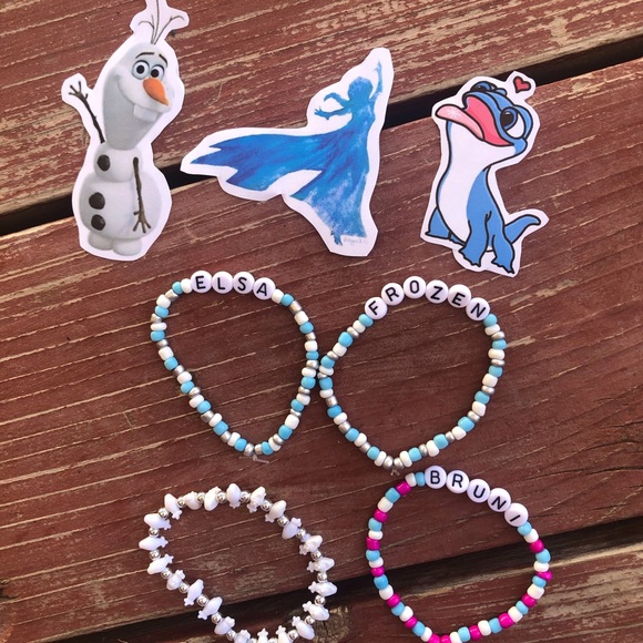 Disney | Jewelry | Frozen Bracelet Sticker Set | Poshmark